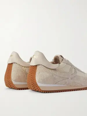 Loewe Flow Runner Leather-trimmed Sneakers