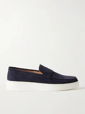 Mr P. Peter Suede Penny Loafers