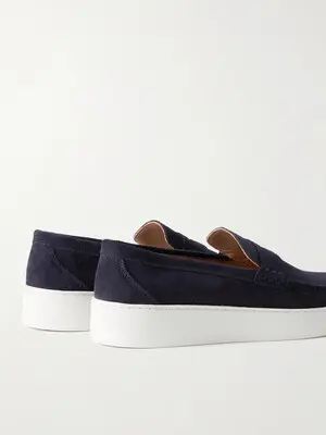 Mr P. Peter Suede Penny Loafers
