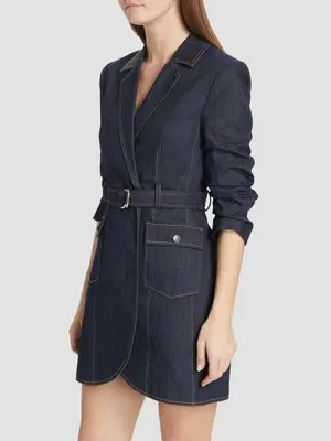 Cinq À Sept Jenessa Denim Blazer Minidress