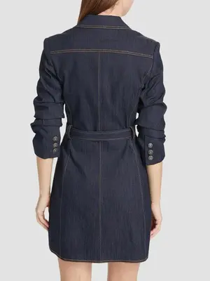 Cinq À Sept Jenessa Denim Blazer Minidress