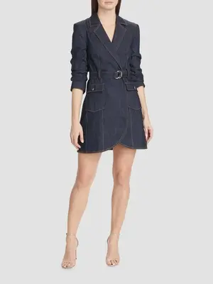 Cinq À Sept Jenessa Denim Blazer Minidress