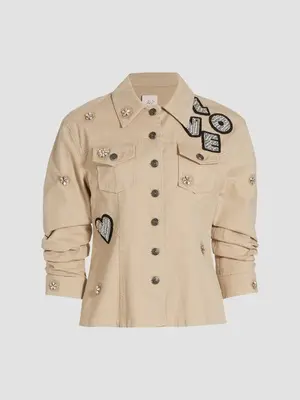 Cinq À Sept Canyon Crystal-embellished Jacket