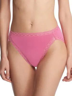 Natori Bliss Cotton French Cut Brief Tulip Pink