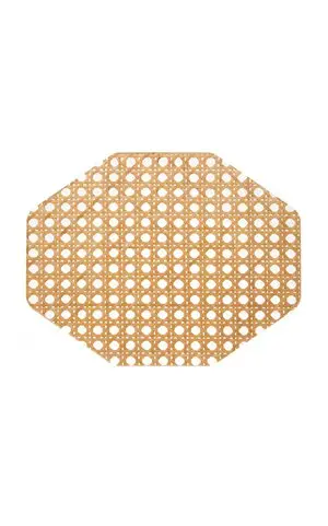 MODA DOMUS Wicker-resin Placemat - Neutral