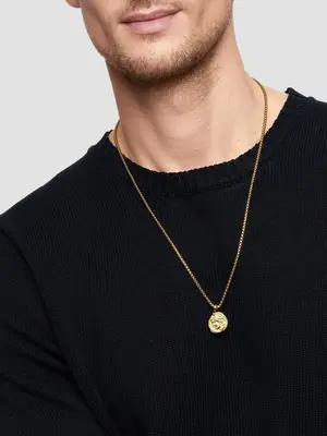 David Yurman Virgo Amulet In 18k Yellow 27mm