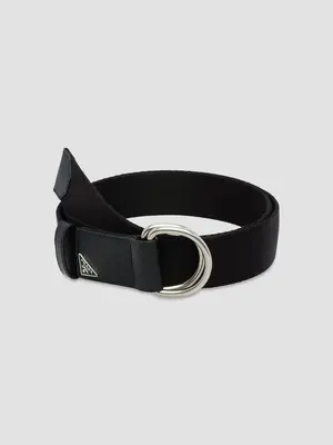 Prada Woven Nylon Belt - Black