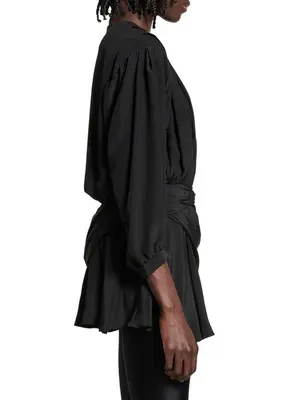 Balenciaga V-neck Mini Dress