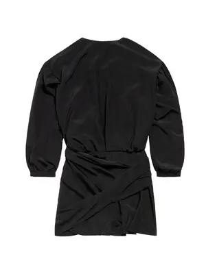 Balenciaga V-neck Mini Dress
