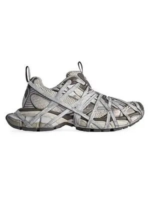 Balenciaga 3xl Extreme Lace Sneakers - Brown Grey Beige