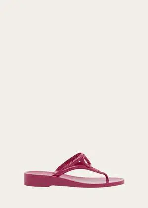 Valentino Garavani Vlogo Thong Pool Sandals