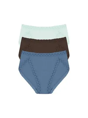 Natori Bliss Cotton French Cut Brief 3 Pack Stellar 3 Pack