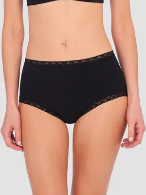 Natori Bliss Cotton Full Brief Black