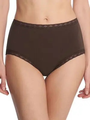 Natori Bliss Cotton Full Brief French Roast