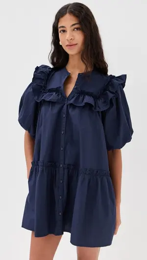 CLEOBELLA Tatiana Mini Dress - Navy