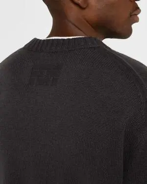 FRAME Cashmere Knit Pullover Sweater - Gray