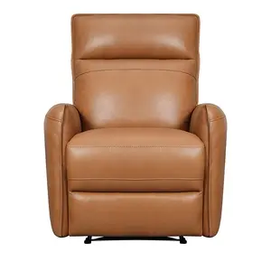 Bloomingdale'S Violino Kelli Power Leather Recliner - Zen Caramel