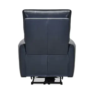 Bloomingdale'S Violino Kelli Power Leather Recliner - Zen Indigo Navy Blue