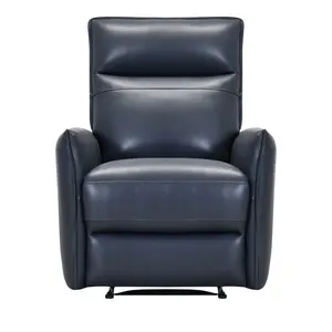 Bloomingdale'S Violino Kelli Power Leather Recliner - Zen Indigo Navy Blue