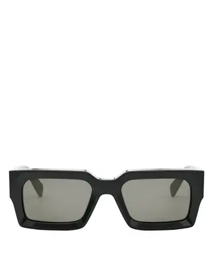 Celine Bold 3 Dots Rectangular Sunglasses, 54mm - Black/gray Solid