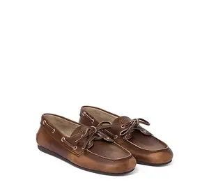 Miu Miu Boat Loafers - Bruciato