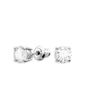 SWAROVSKI Matrix Tennis Necklace And Stud Earrings Set - Silver