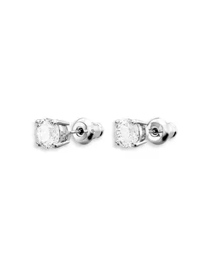 SWAROVSKI Matrix Tennis Necklace And Stud Earrings Set - Silver