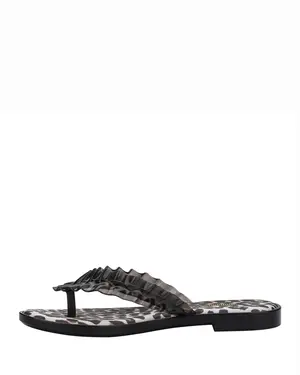 Melissa Slim Thong Sandals - Brown