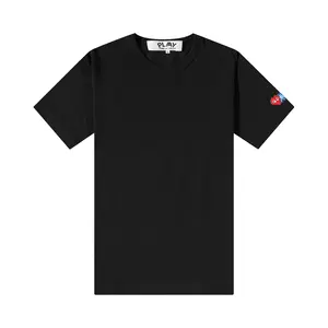Play Comme Des Garcon X Invader Logo Patch T-shirt - Black