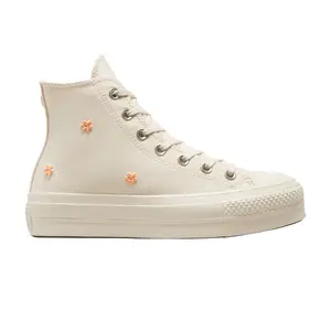 CONVERSE Chuck Taylor All Star Lift Platform High Top Sneakers Cream