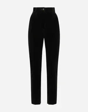 Dolce & Gabbana Velvet Cigarette Pants