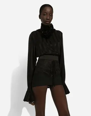 Dolce & Gabbana Silk Jacquard Shirt