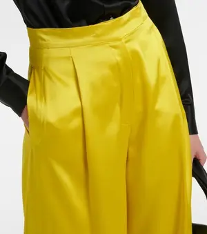 Max Mara Fiesta Wide-leg Pants - Yellow