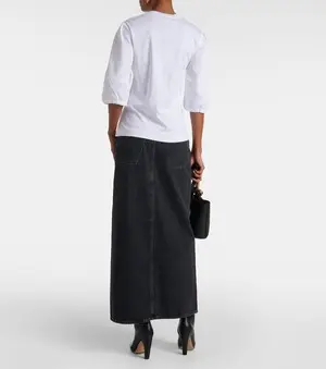 Max Mara Tebaide Puff-sleeve Top
