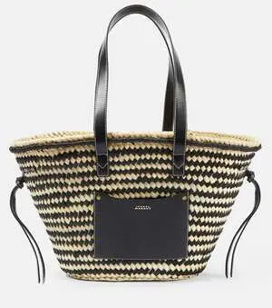 Isabel Marant Étoile Cadix Medium Raffia Basket Bag