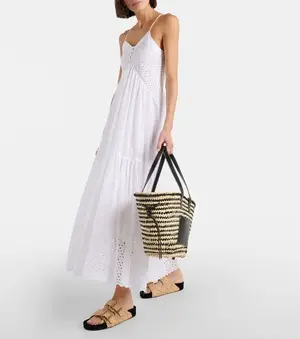 Isabel Marant Étoile Cadix Medium Raffia Basket Bag