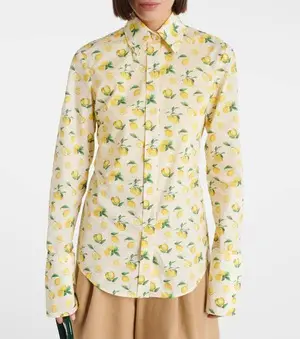 Sportmax Riva Printed Cotton Shirt