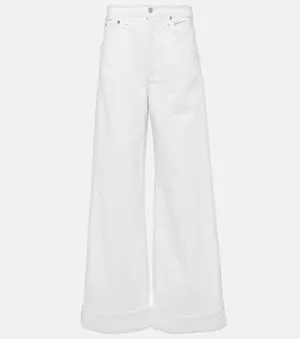 AGOLDE Dame Jean High-rise Wide-leg Jeans