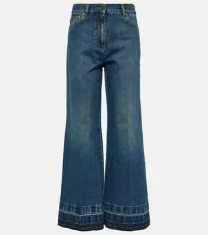 Valentino Garavani High-rise Flared Jeans