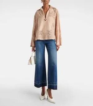 Valentino Garavani High-rise Flared Jeans