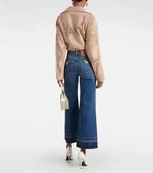 Valentino Garavani High-rise Flared Jeans