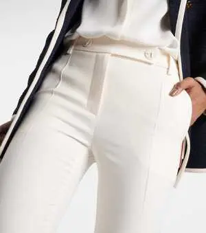 Valentino Garavani Crêpe Couture Mid-rise Straight Pants