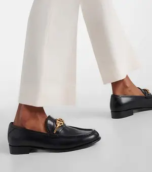 Valentino Garavani Crêpe Couture Mid-rise Straight Pants
