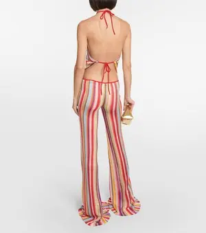 Missoni Striped Low-rise Flared Pants