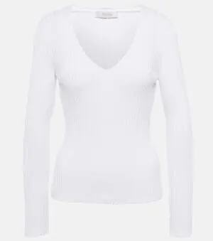Max Mara Calcio Ribbed-knit Sweater