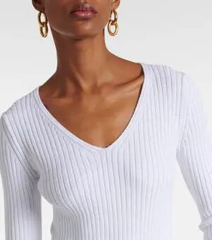 Max Mara Calcio Ribbed-knit Sweater