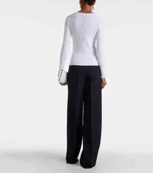 Max Mara Calcio Ribbed-knit Sweater