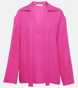 Valentino Garavani Plunge Blouses
