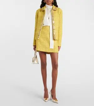 Valentino Garavani Embellished Tweed Jacket