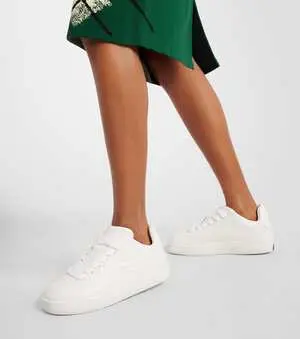 Burberry Box Leather Sneakers - White